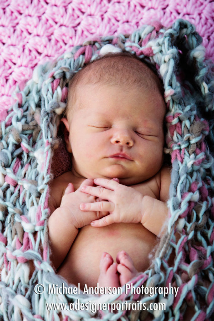 Mounds View MN Baby Photographer Two-Week-Old Newborn Portraits