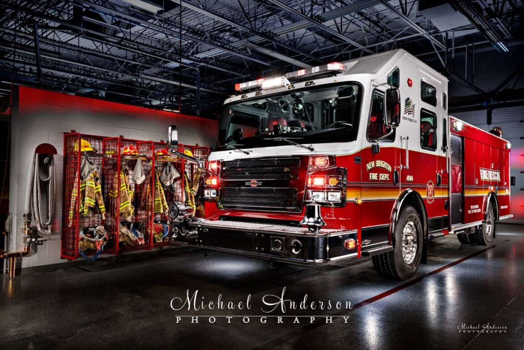 Light Painting of New Brighton Engine 494 Mounds View MN Photographer